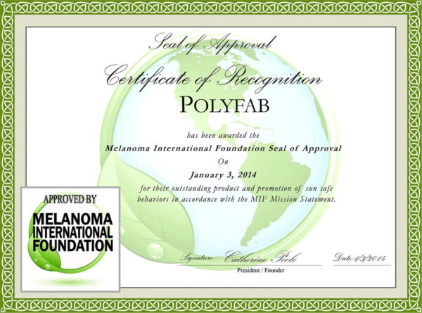 Polyfab approved by the Melanoma International Foundation - PolyfabUSA ...